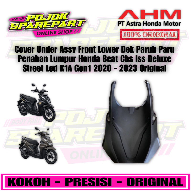 Jual Cover Under Assy Front Lower Dek Paruh Paru Penahan Lumpur Honda Beat Cbs Iss Deluxe Street ...