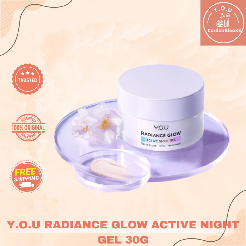 Jual YOU Radiance Glow Active Night Gel | Shopee Indonesia