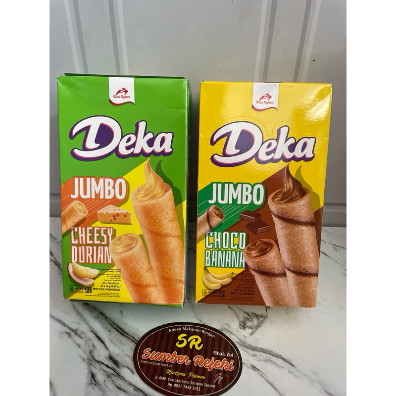 Jual DEKA JUMBO WAFER ROLLS ISI 20pcs | Shopee Indonesia