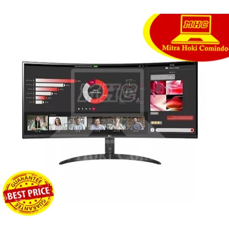 Jual LED MONITOR LG 34 INCH 34WR50QK (34"/QHD/100Hz/5ms/CURVE ULTRAWIDE ...