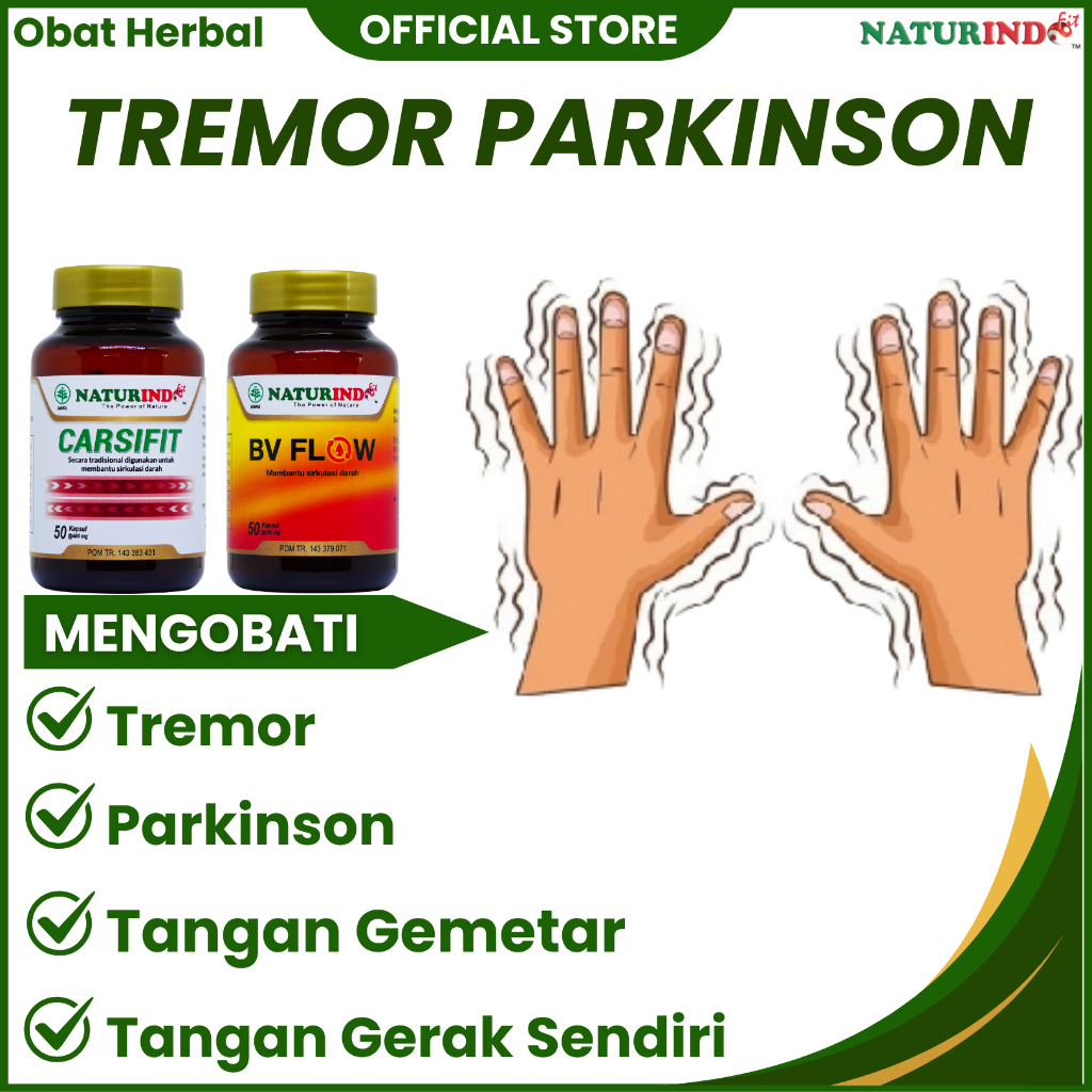 Jual Obat Tremor Parkinson Tangan Gemetar Gerak Sendiri Herbal Ampuh ...