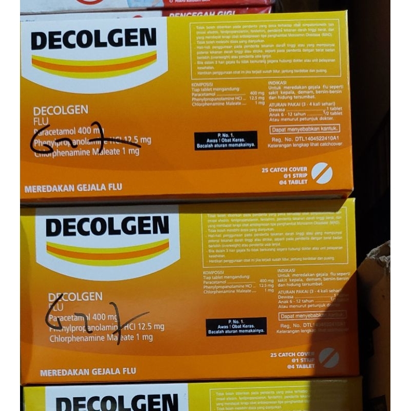 Jual Decolgen Obat Flu PAK isi 25 lembar | Shopee Indonesia