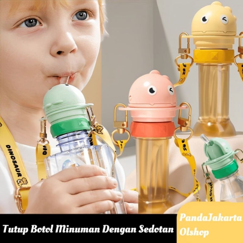 Jual TUTUP BOTOL MINUMAN BAYI ANTI TUMPAH DENGAN SEDOTAN / TUTUP BOTOL ...