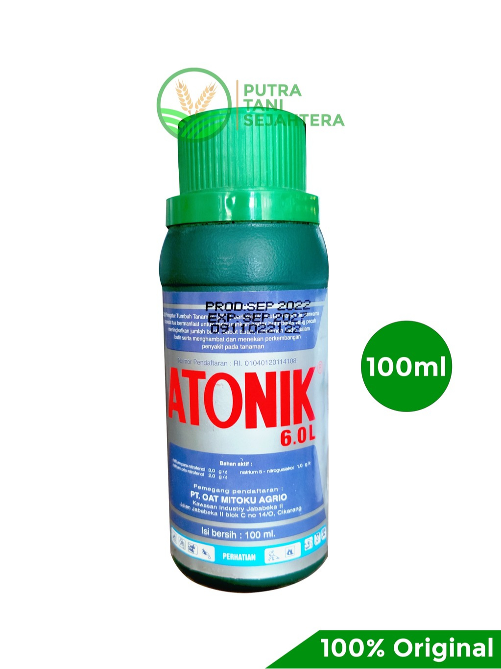 Jual ZPT Atonik 6.0L Zat Pengatur Tumbuh Tanaman 100ml | Shopee Indonesia