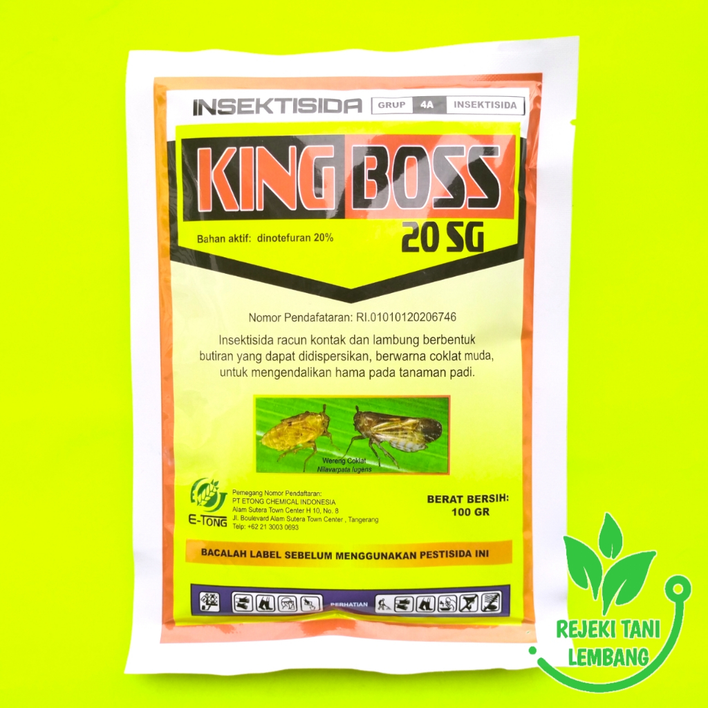 Jual INSEKTISIDA KING BOSS 20 SG ISI 100 GR PENGENDALI HAMA TANAMAN ...