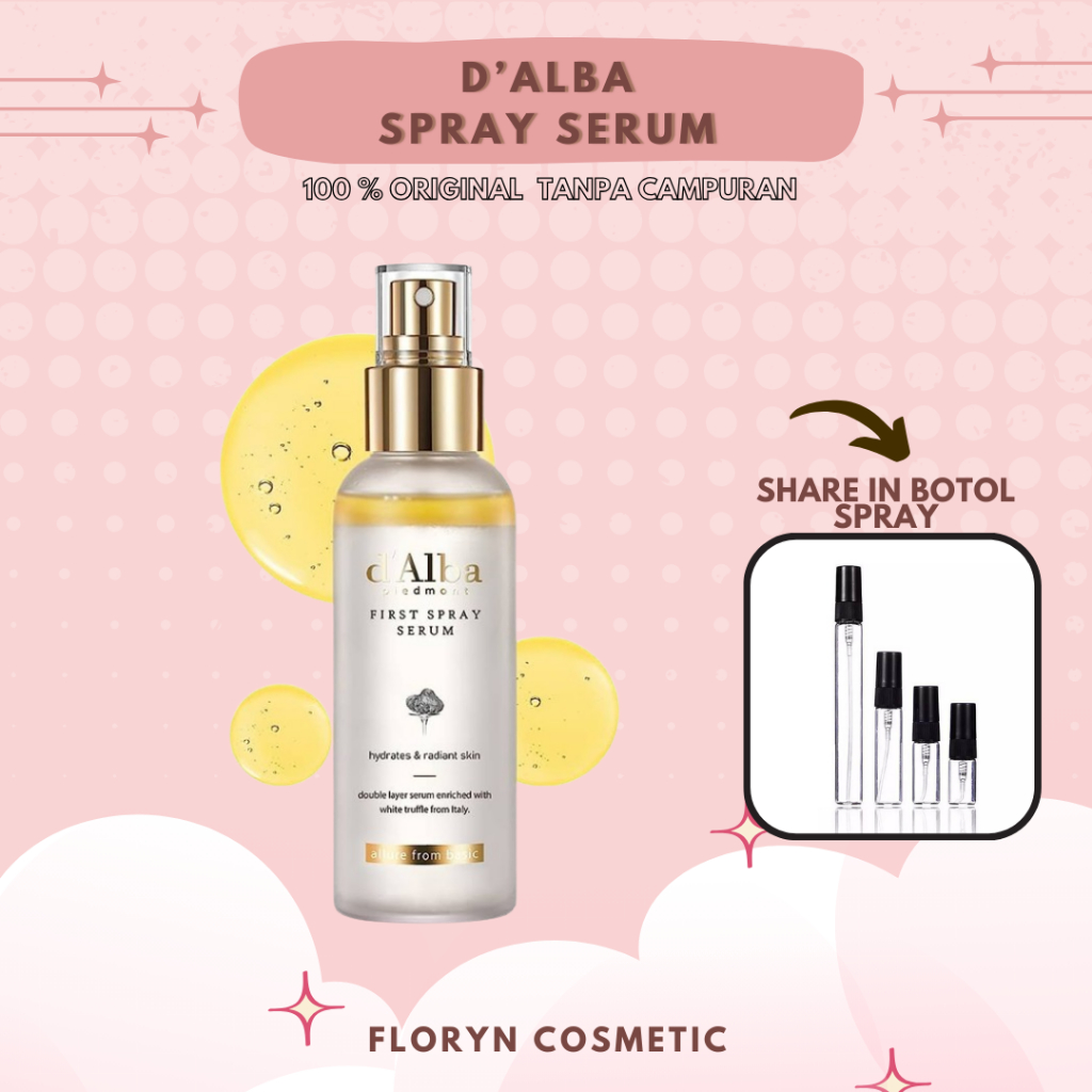 Jual (SHARE IN JAR/BOTOL) d'Alba White Truffle First Spray Serum 10ML ...