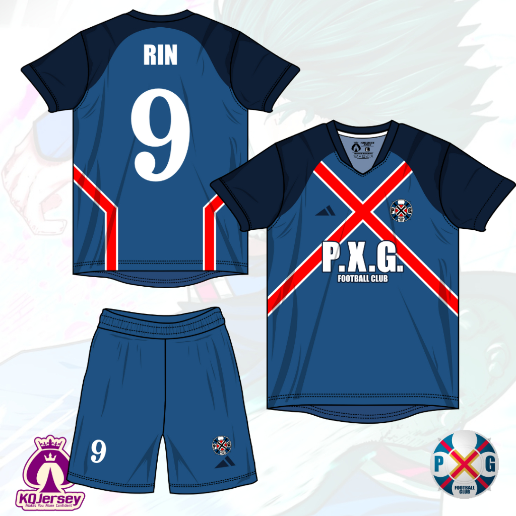 Jual KQ Jersey BlueLock PXG Fullprint – Custom Nama & Nomor ukuran ...