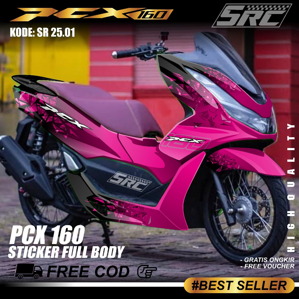 Jual COD Decal Stiker Honda PCX 160 Full Body 2021 2022 2023 2024 ...