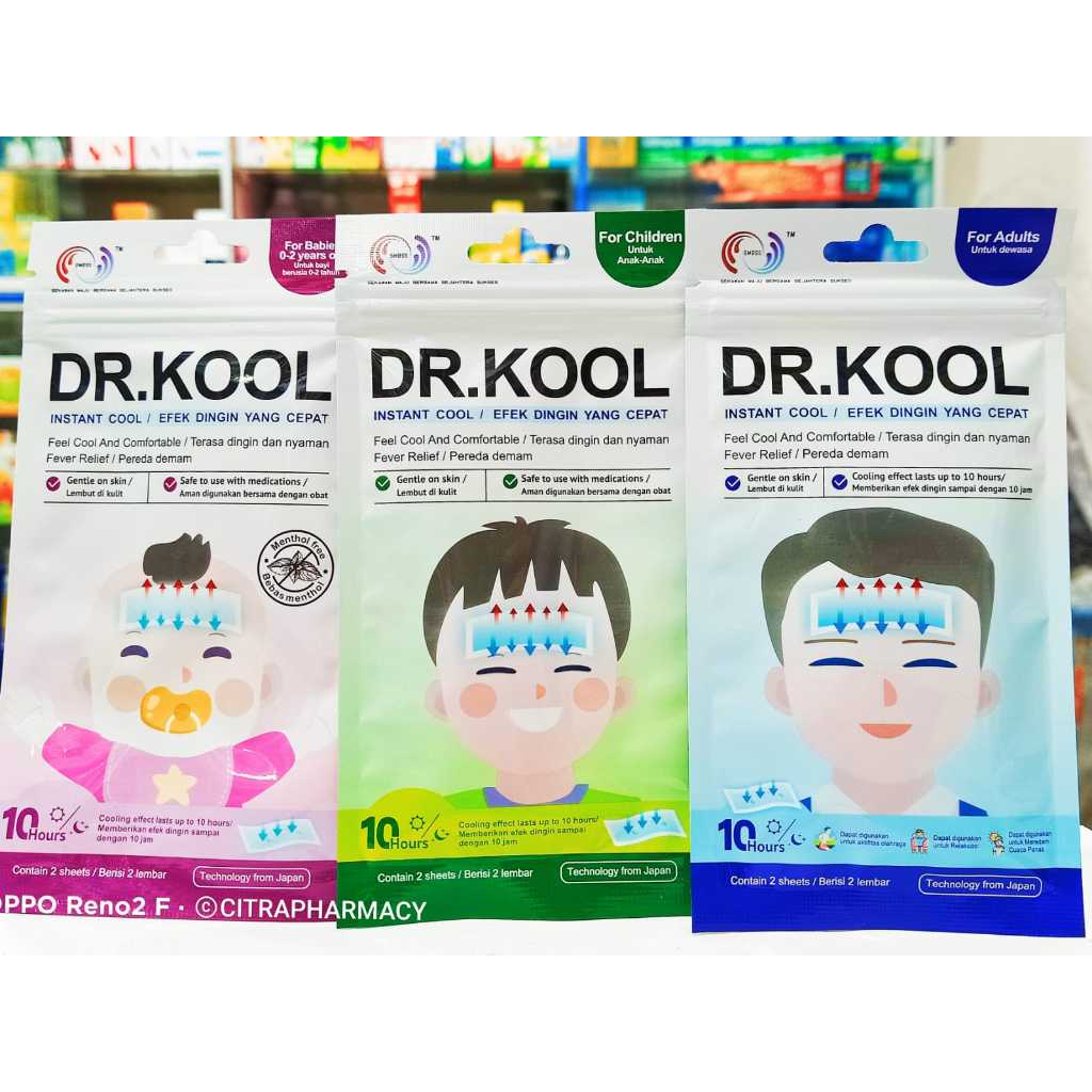 Jual DR. KOOL 𝟏 𝐒𝐀𝐂𝐇𝐄𝐓 - Kompres Demam Untuk Bayi, Anak dan Dewasa ...