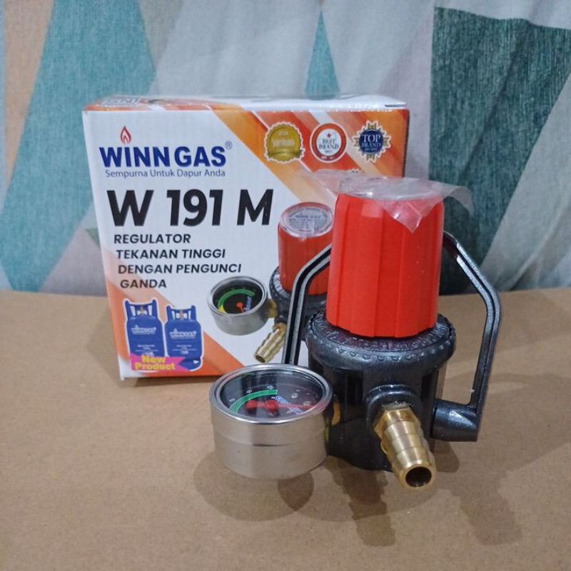 Jual Regulator kompor gas tekanan tinggi kunci ganda W191M dobel lock ...