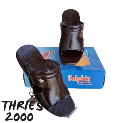Jual Sandal Dolphin D-54 Kulit Sandal Pria Classic Series | Shopee ...
