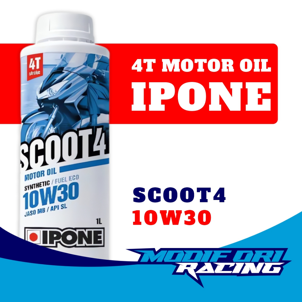Jual IPONE SCOOT 4 10W30 1L - Oli Motor Scooter Matic 4T VARIO PCX ADV ...