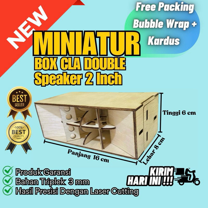 Jual Box Sound Turbo / Box CLA Double Speaker 2 Inch | Shopee Indonesia