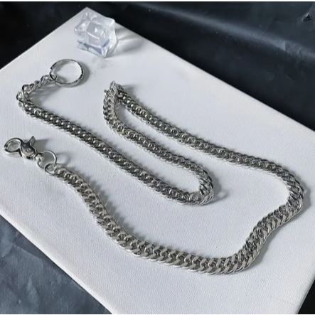 Jual Rantai Kalung Pelindung Dompet Motif Rantai Double Kotak Anti ...