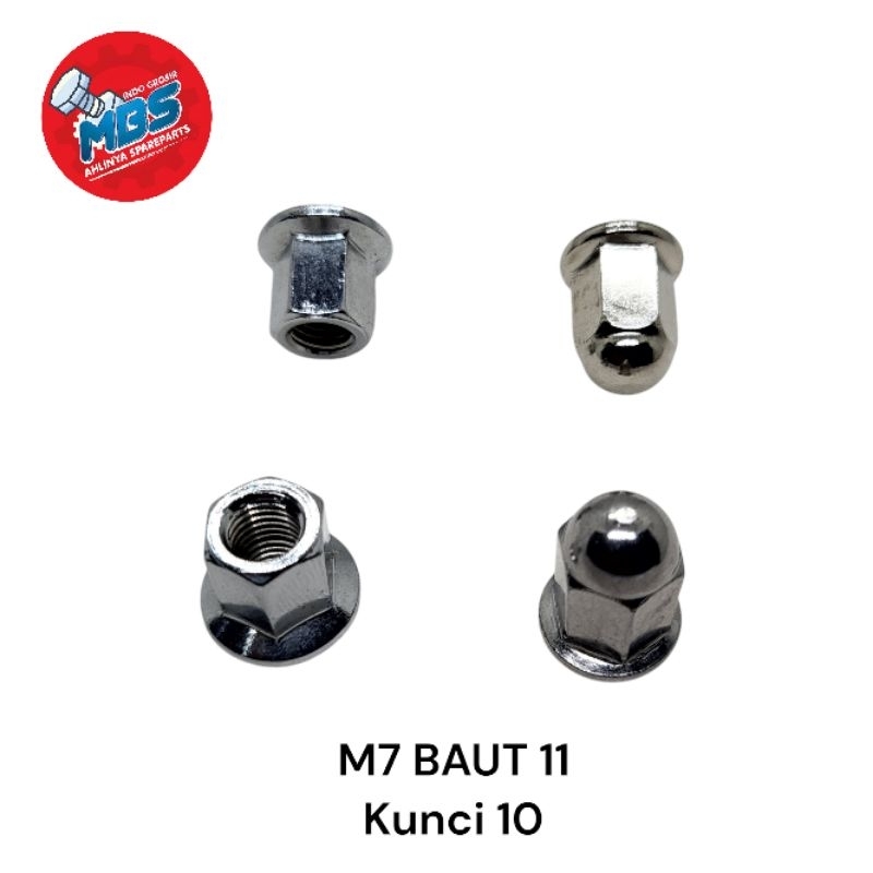 Jual MUR TOPI M7 BAIT 11 KUNCI 10 MUR PANJANG CROM ORIGINAL MUR BLOK HEAD KNALPT DLL | Shopee ...