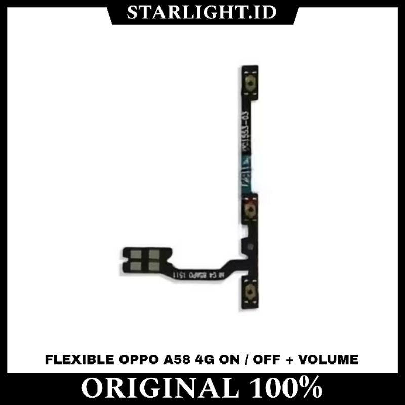 Jual FLEXIBLE FLEKSIBEL POWER ON OFF VOLUME OPPO A58 4G | Shopee Indonesia