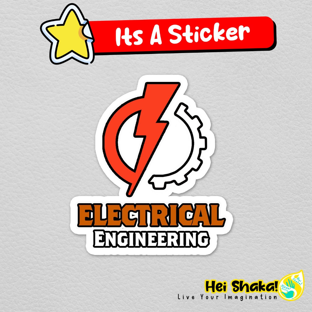 Jual Heishaka Stiker Electrical Engineering Sticker Pekerjaan Vinyl ...