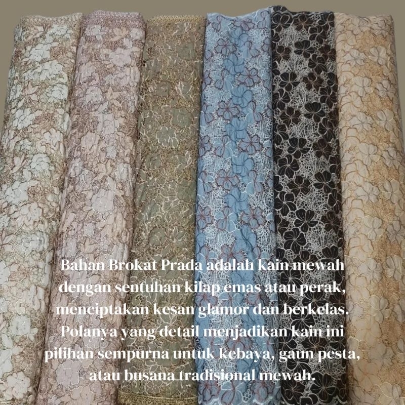 Jual kain brokat prada | Harga/ 50cm | kain brokat meteran | kain ...