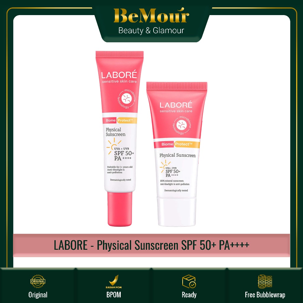 Jual LABORE - BIOMEPROTECT PHYSICAL SUNSCREEN ( 10 | 30 | 80 ml ...