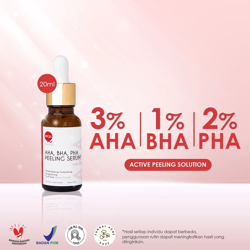 Jual Pipiqiu Peeling Solution Serum Aha Bha Pha 20ml | Shopee Indonesia