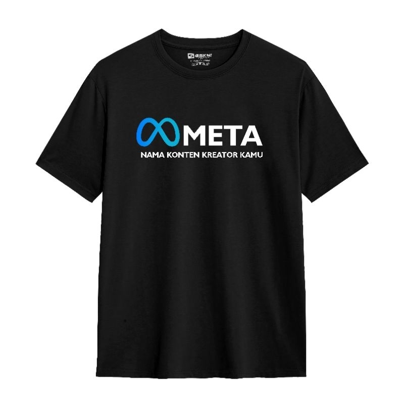 Jual KAOS META KONTEN KREATOR NAMA BISA CUSTOM BAJU KREATOR |YOUTUBE ...