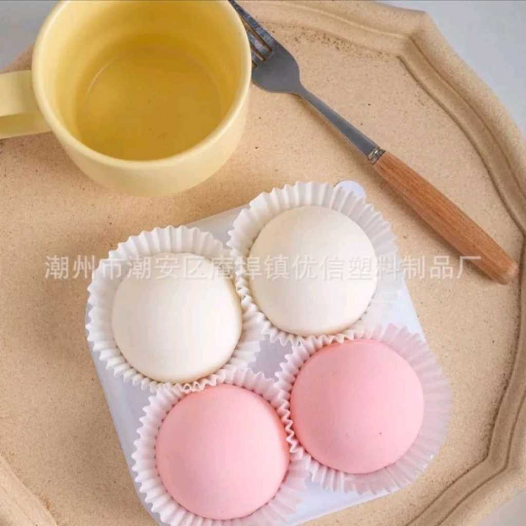 Jual POPIBake 10 set Tray MIKA MOCHI 4 LUBANG Sekat Kotak Box Mika ...