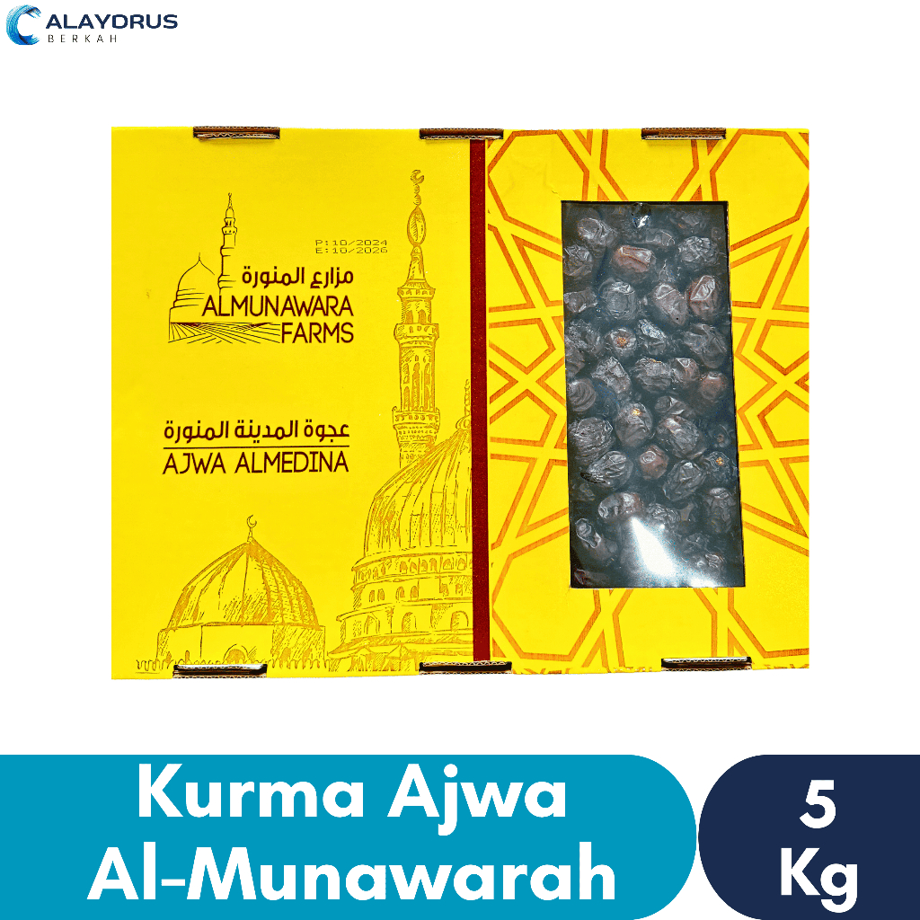Jual Kurma Ajwa 5Kg Asli 100% Original | Kurma Azwa Nabi Premium ...