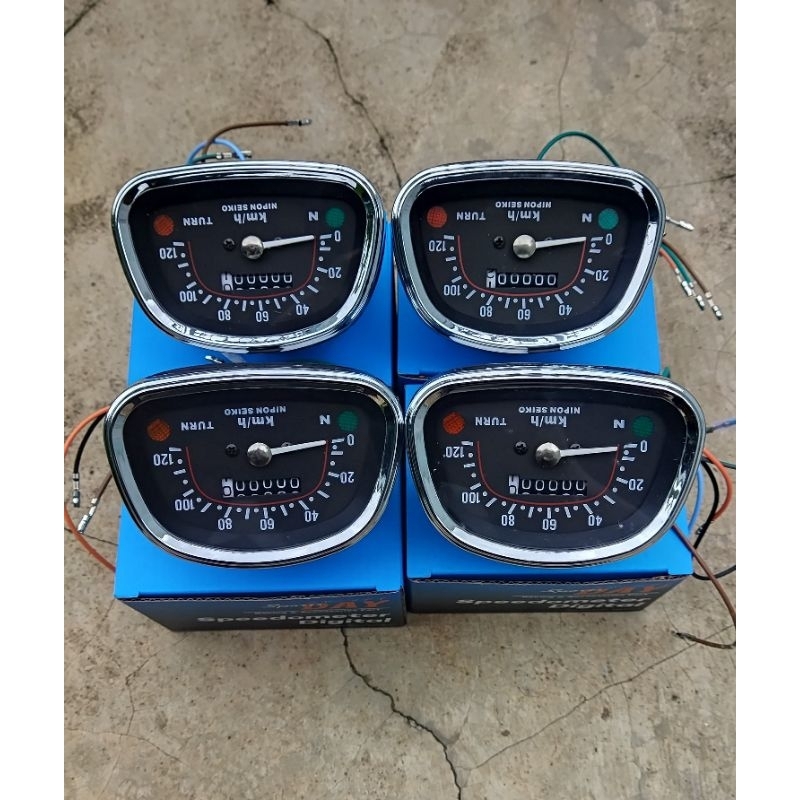 Jual SPEDOMETER CD 90 DAY LIST SPEDO CROME | Shopee Indonesia