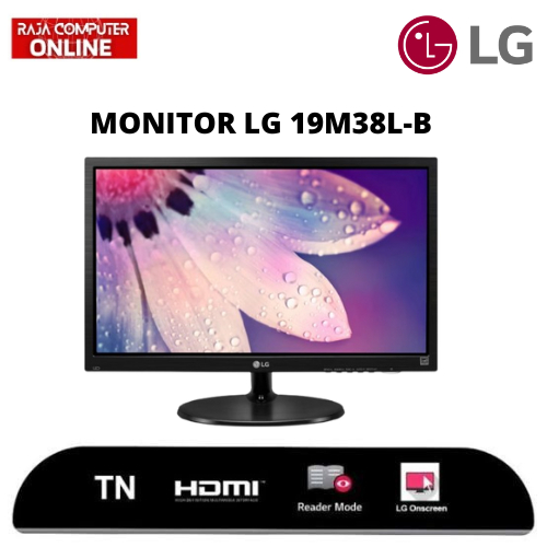 Jual MONITOR LG 19" 19M38L-B HDMI | Shopee Indonesia