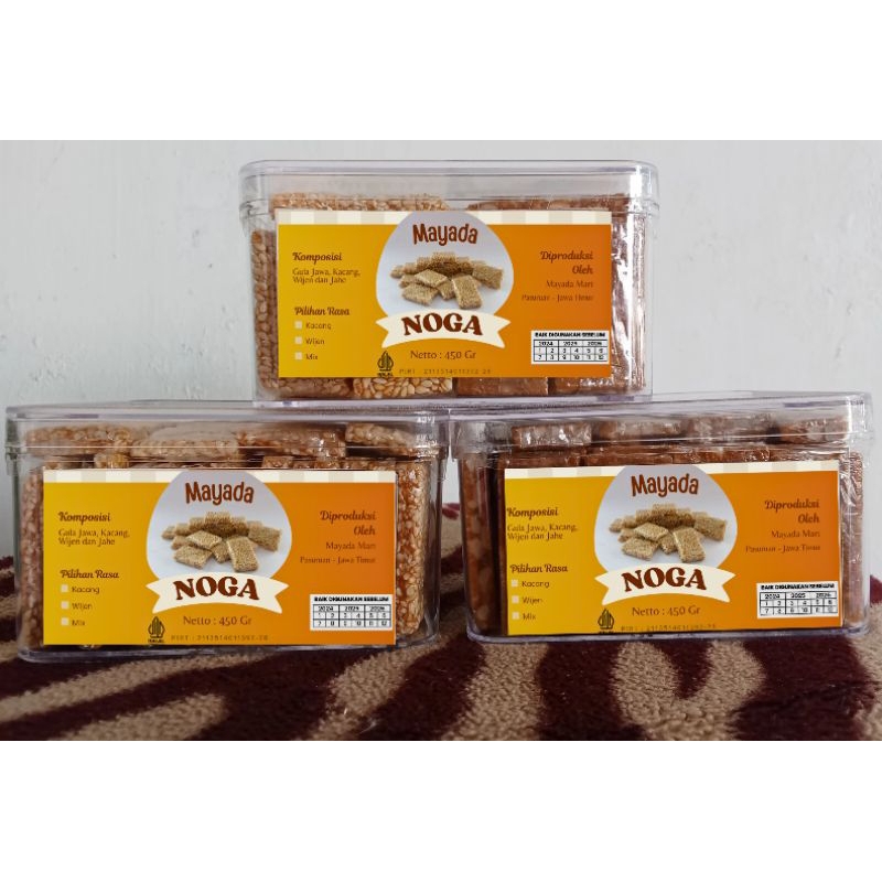 Jual Noga Kacang & Wijen Mayada Cemilan Jadul Tradisional | Shopee ...