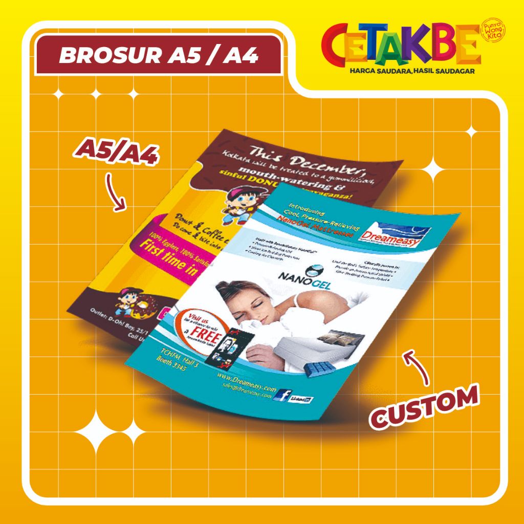 Jual CETAK BROSUR A5 / A4, BROSUR A5, BROSUR A4, CETAK BROSUR | Shopee ...
