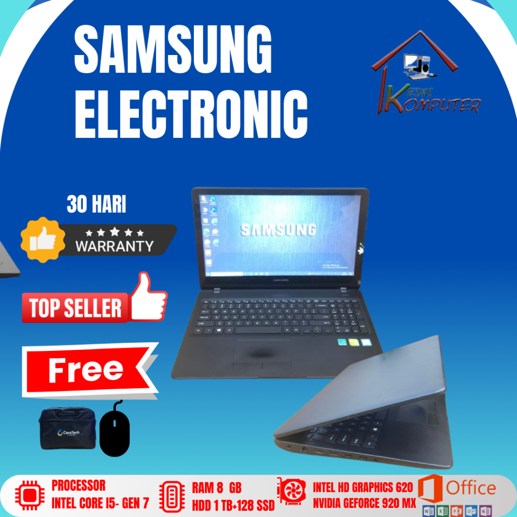 Jual Laptop Samsung Electronics 530E5M- Intel Core i5 Gen 7- Ram 8 HDD ...