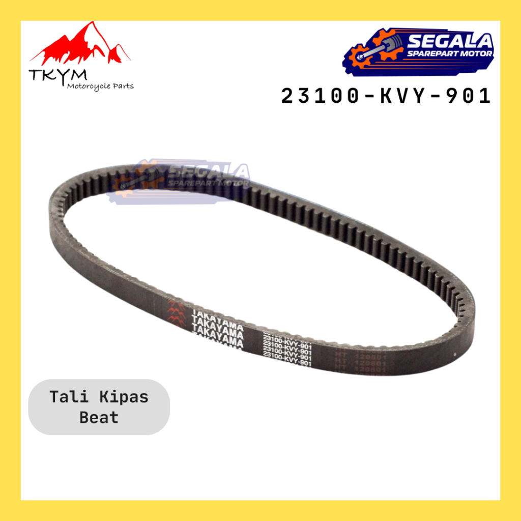 Jual Tali Kipas V Belt Takayama Beat Scoopy KVY 102T Van Bell Fan Belt ...