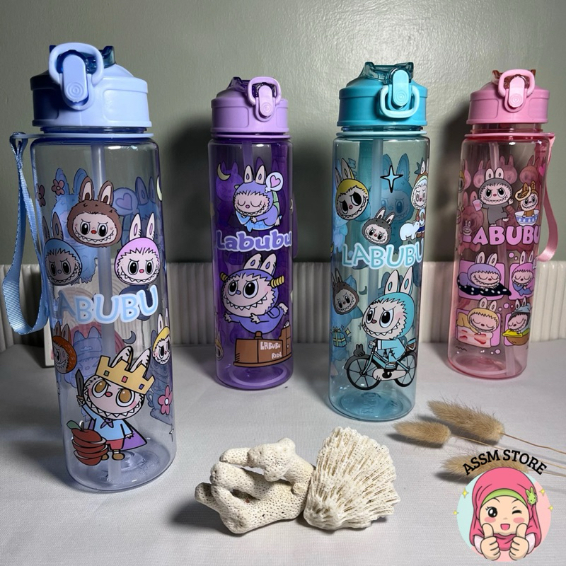 Jual BOTOL MINUM LABUBU 900ml/botol labubu murah/labubu viral | Shopee Indonesia