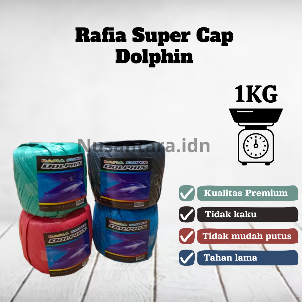 Jual Tali Rafia Super Cap Dolphin – Kuat, Tahan Lama, dan Multifungsi ...