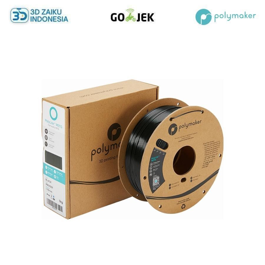 Jual PolyMaker PolyLite PETG 3D Printer Filament High Strength Low Warping Easy to Print ...