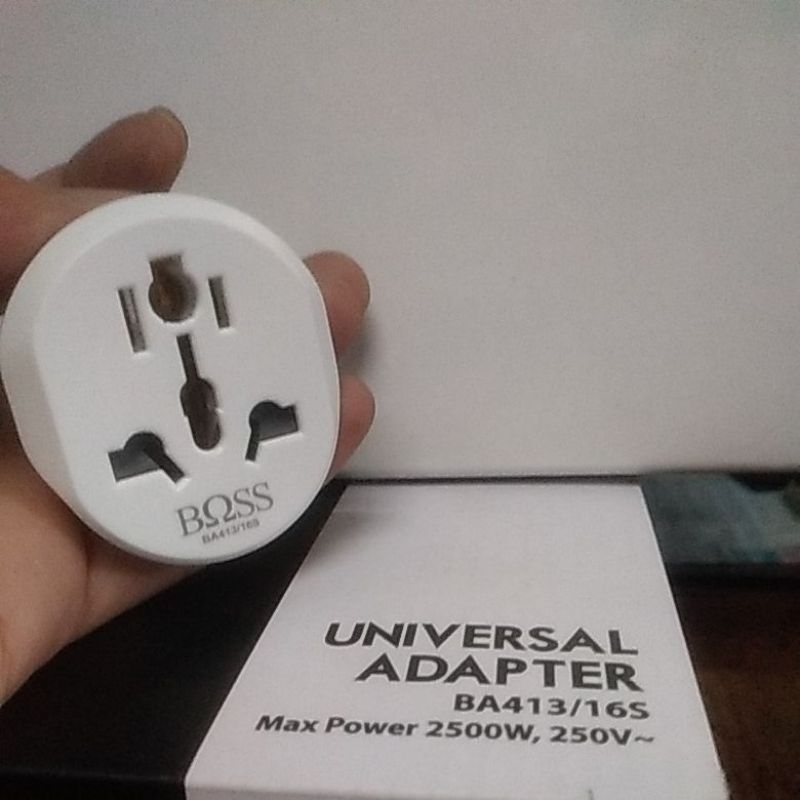 Jual BOSS Universal Adaptor Over Steker/Colokan Universal Boss BA413 ...