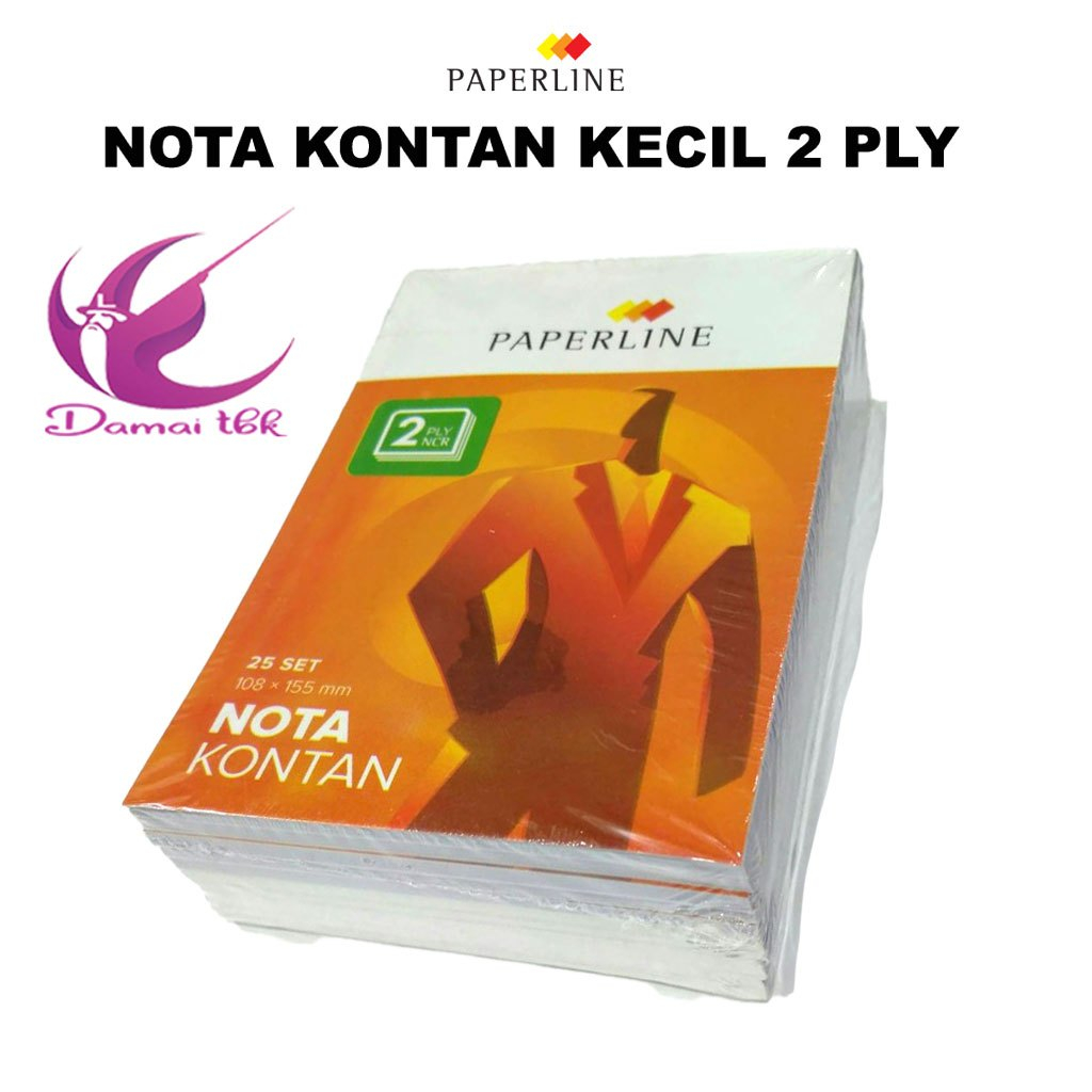 Jual ( 1 Buku ) Paperline Nota Kontan Kecil K2 2 Ply | Shopee Indonesia
