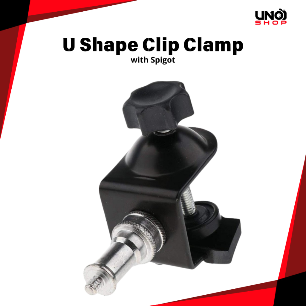 Jual U Shaped Clip Bracket Clamp with Spigot | Shopee Indonesia