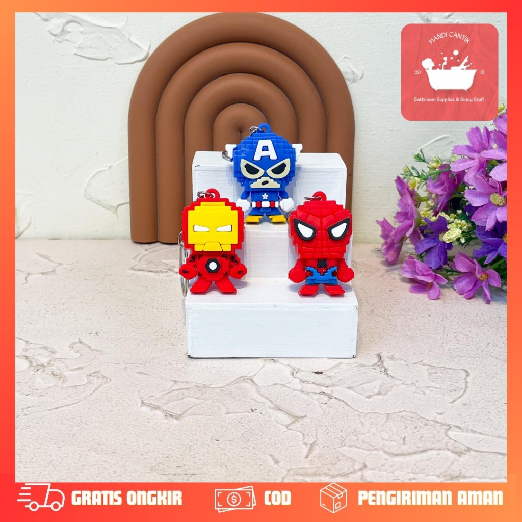 Jual Gantungan Kunci Lego Avengers superhero GK-1792 / Iron man ...