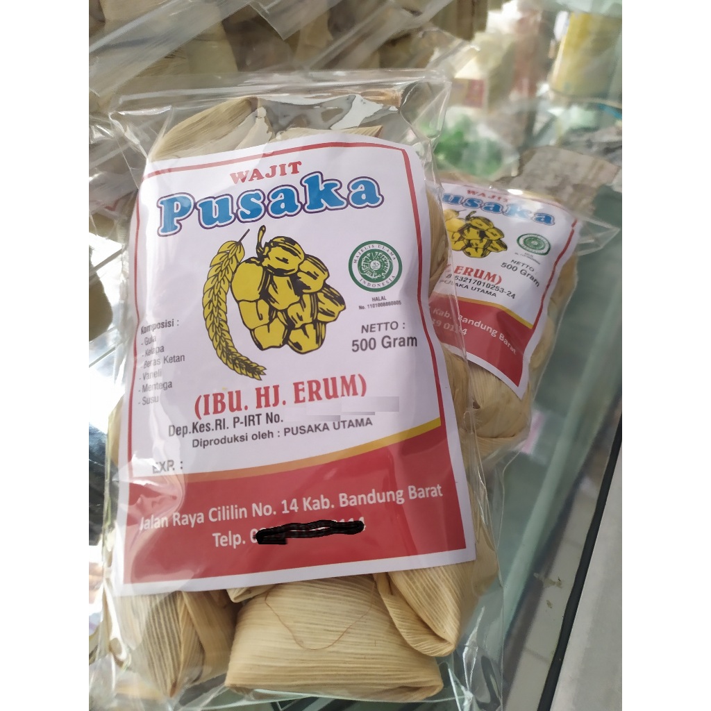Jual Wajit Asli cililin khas bandung Barat Cap Pusaka Hj Erum | Shopee ...