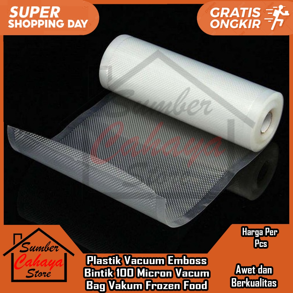 Jual Plastik Vacuum Embossed Pelastik Vakum Embos 100 Micron Bintik ...