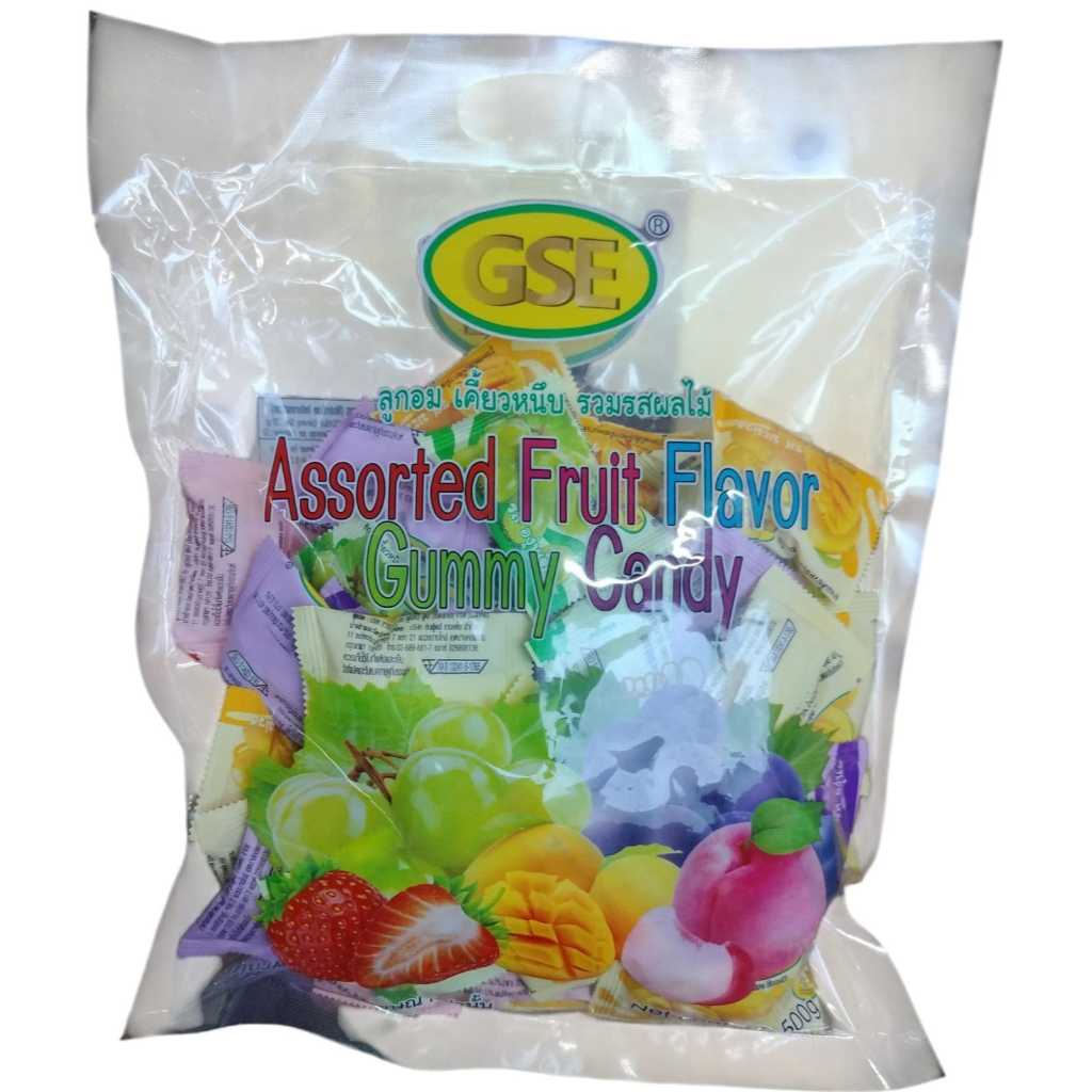 Jual GSE Assorted Fruit Flavor Gummy Candy 500g | Shopee Indonesia