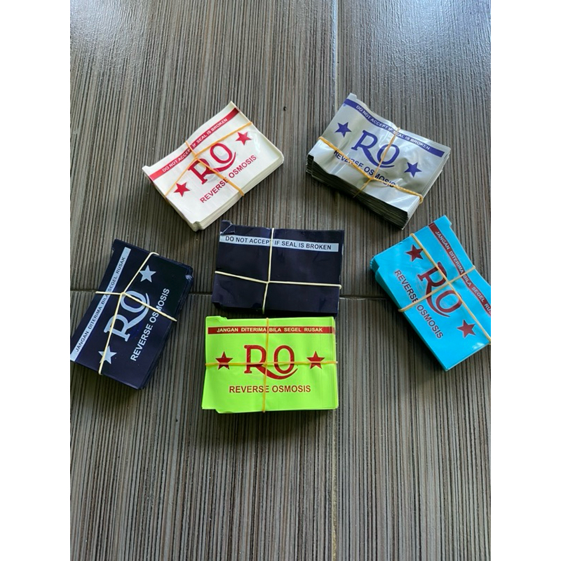 Jual Segel galon RO Silver warna biru dongker, putih Plastik Segel ...