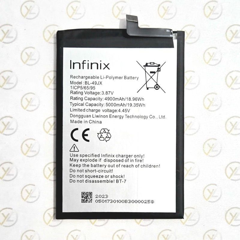 Jual BATERAI BL-49JX | INFINIX NOTE 10 PRO X695 / NOTE 11 PRO X697 ...