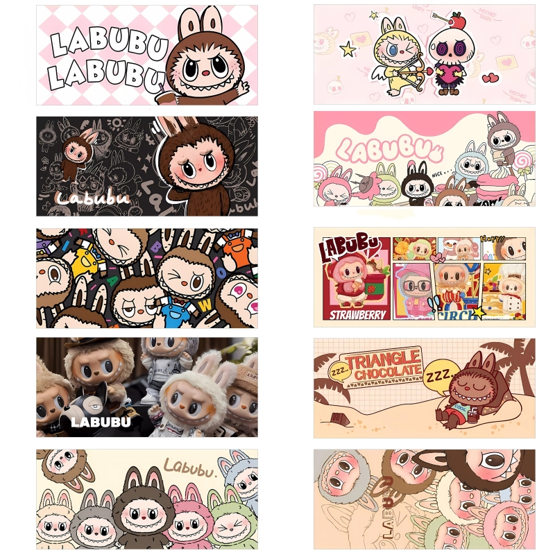 Jual Alas Keyboard dan Mouse Pad Labubu Lucu Alas Meja Komputer Rumah ...