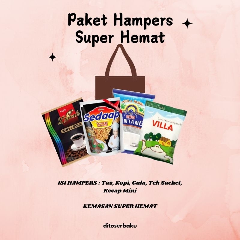 Jual Paket Hampers Super Hemat (Sembako A) | Shopee Indonesia