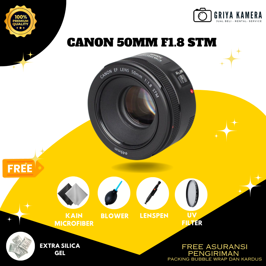 Jual LENSA FIX CANON 50mm | Shopee Indonesia