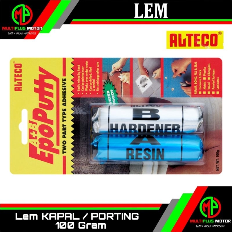 Jual Lem Porting Kapal EPO PUTTY ALTECO 100G KEMASAN BESAR | Shopee Indonesia