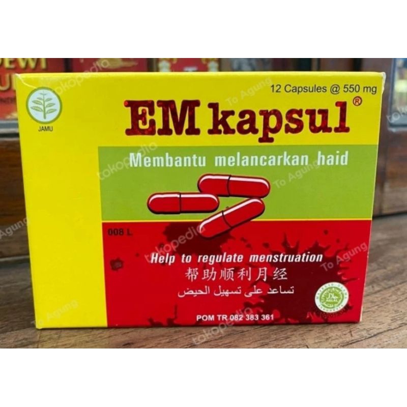 Jual em kapsul 12 kapsul | Shopee Indonesia